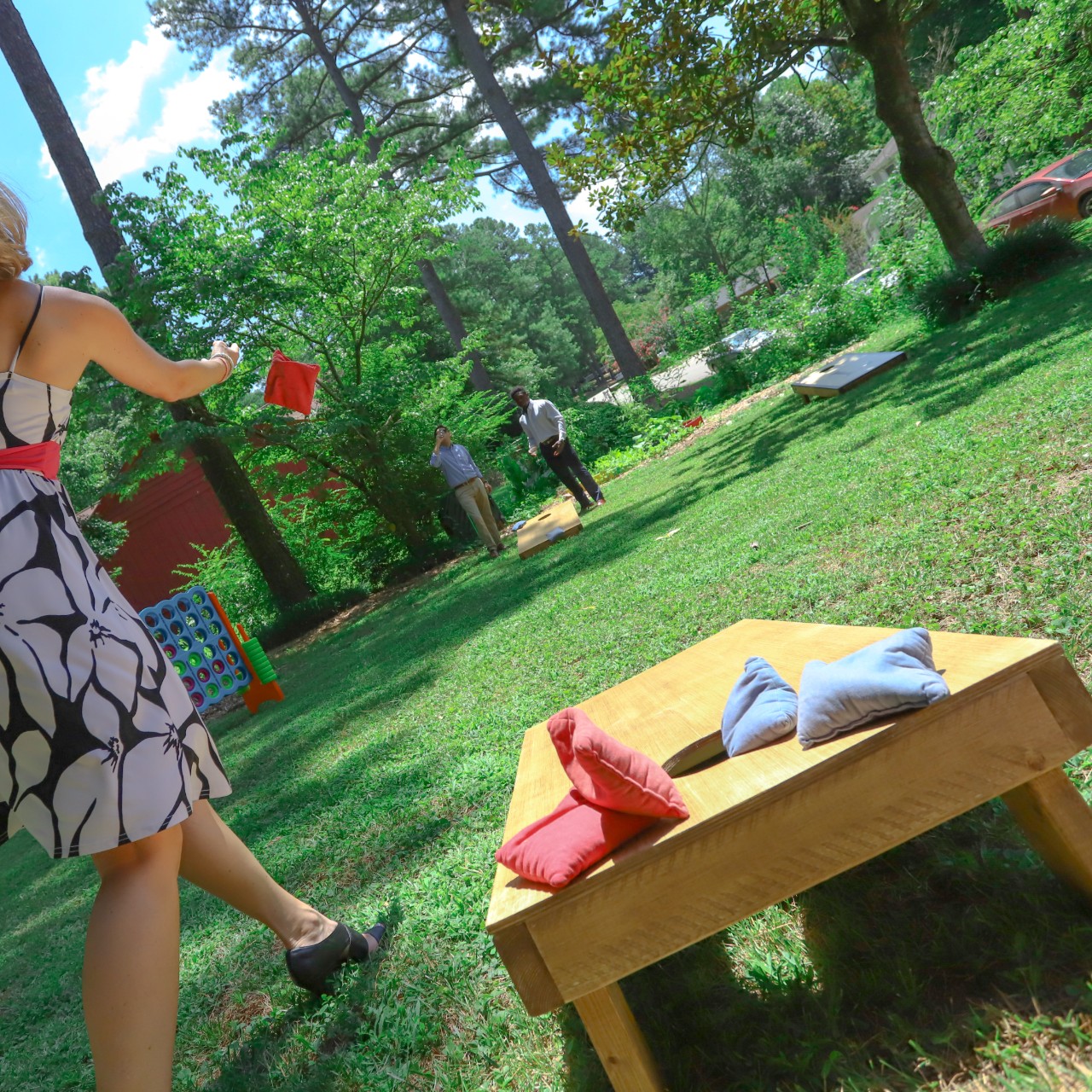 Cornhole Rental in Celina, TX | Triangle Lawn Games DFW